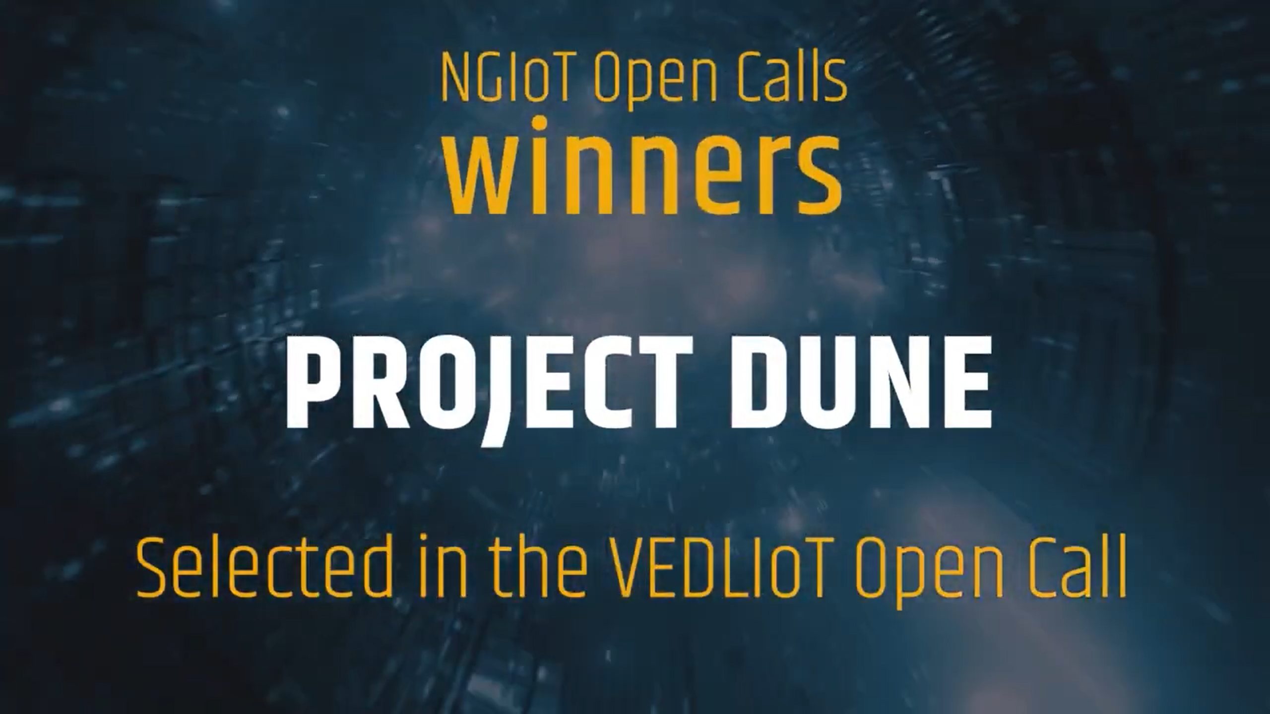 NGIoT Open Calls winners – Interview with DUNE - Vedliot